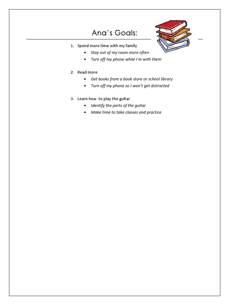 Ana 4b - Goals 1 | PDF