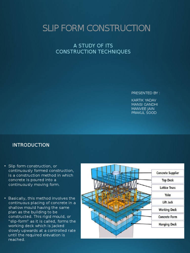 Slip Form Formwork | PDF | Structural Engineering | Concrete