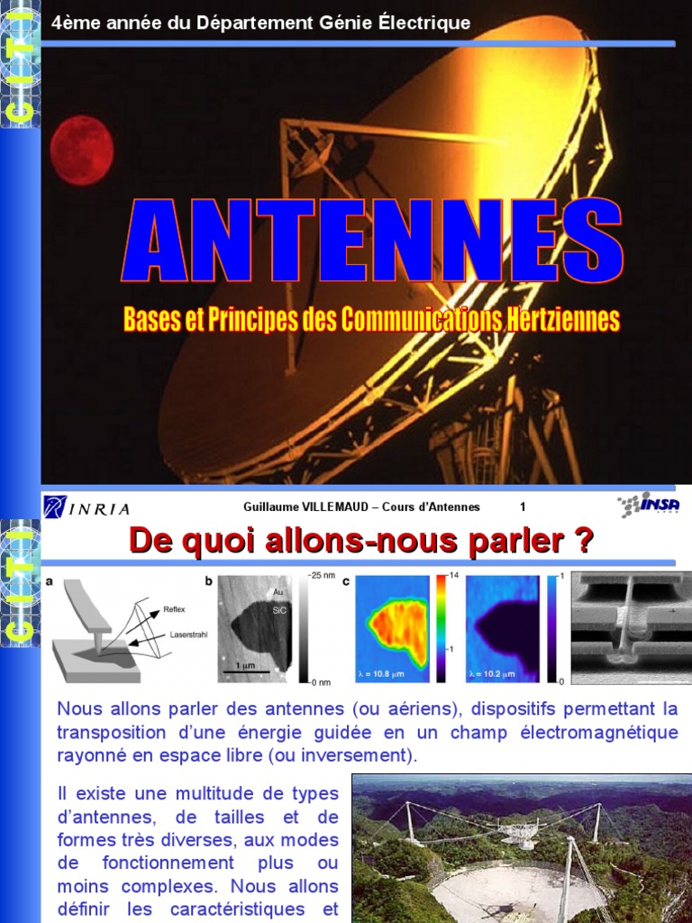 Cours sur les Antennes et leurs Applications | PDF | Antenne (Radio ...