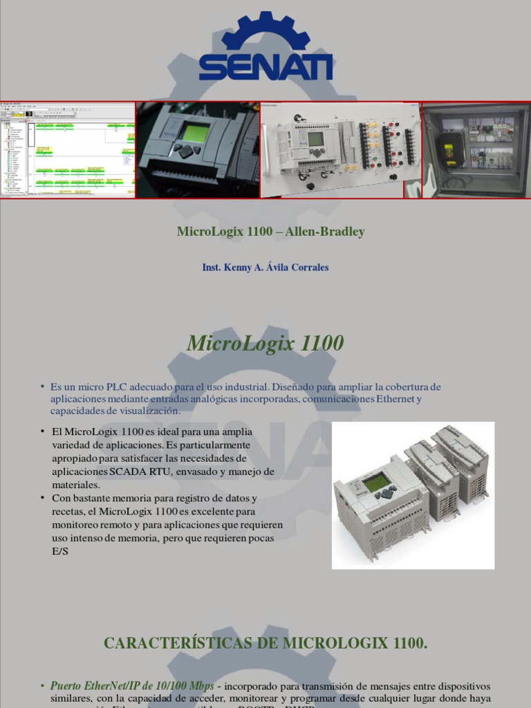 PLC MicroLogix 1100 - Allen-Bradley | PDF | Poco | Relé