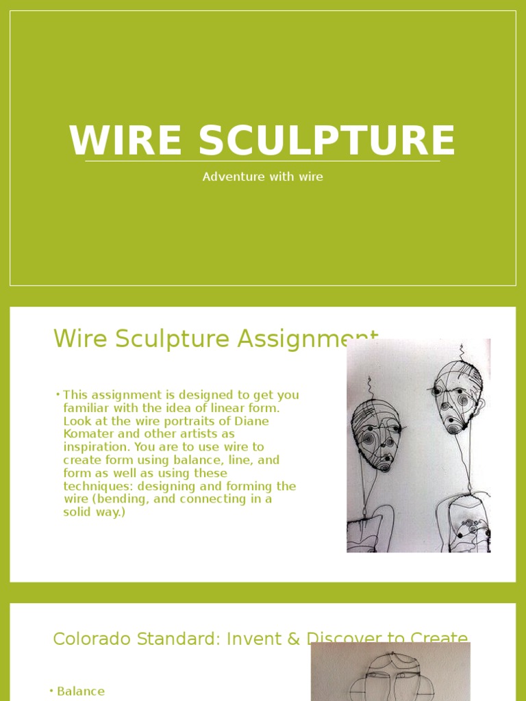 Wire Sculpture | PDF