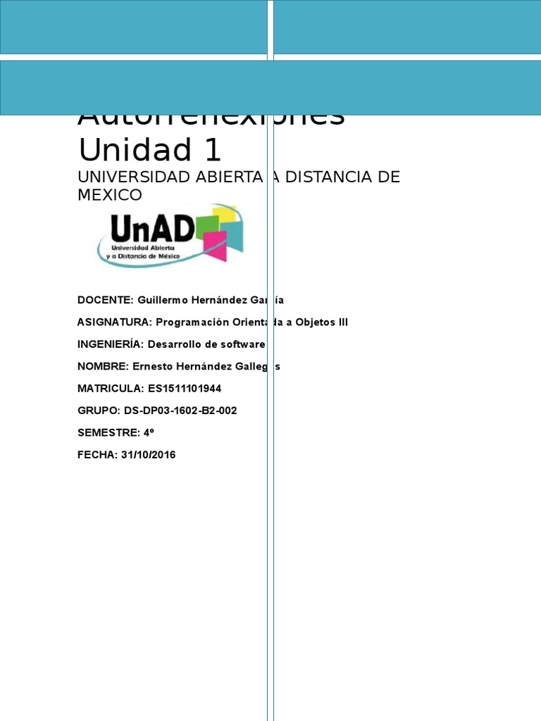 Reflexiones en Programación OO III | PDF | Crecimiento personal y ...
