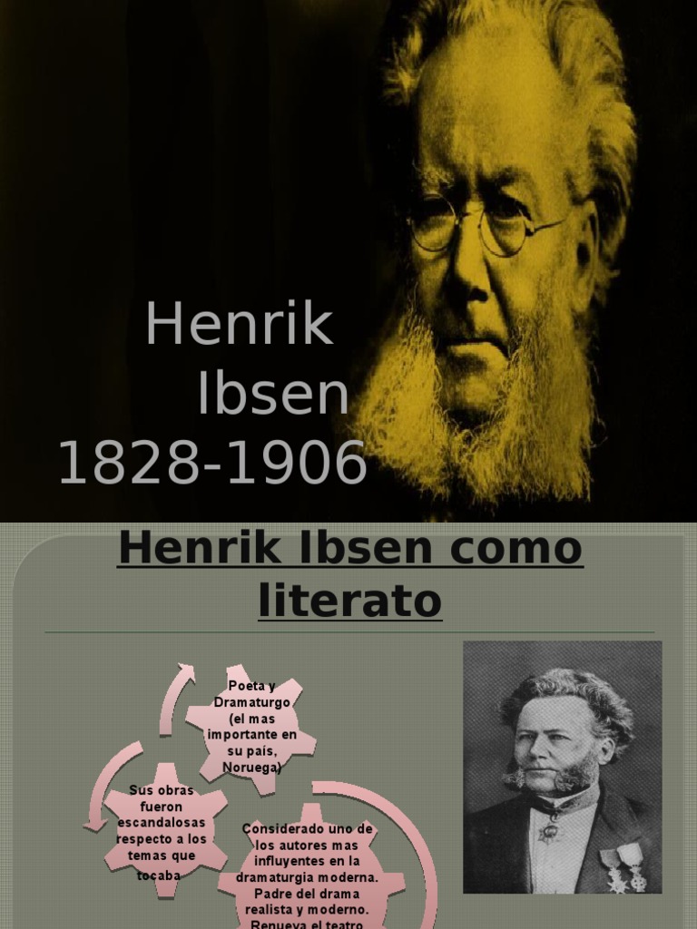 Henrik Ibsen Resumen Biografico | PDF | Henrik Ibsen | Obras de teatro