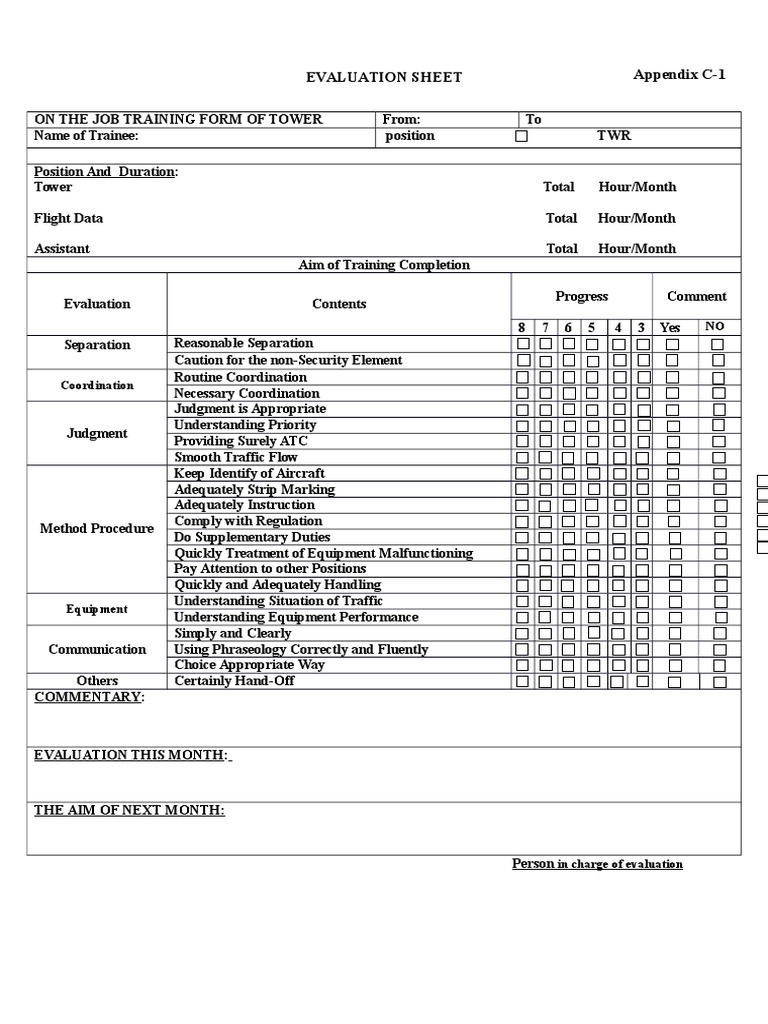 Evaluation Sheet | PDF | Technology & Engineering