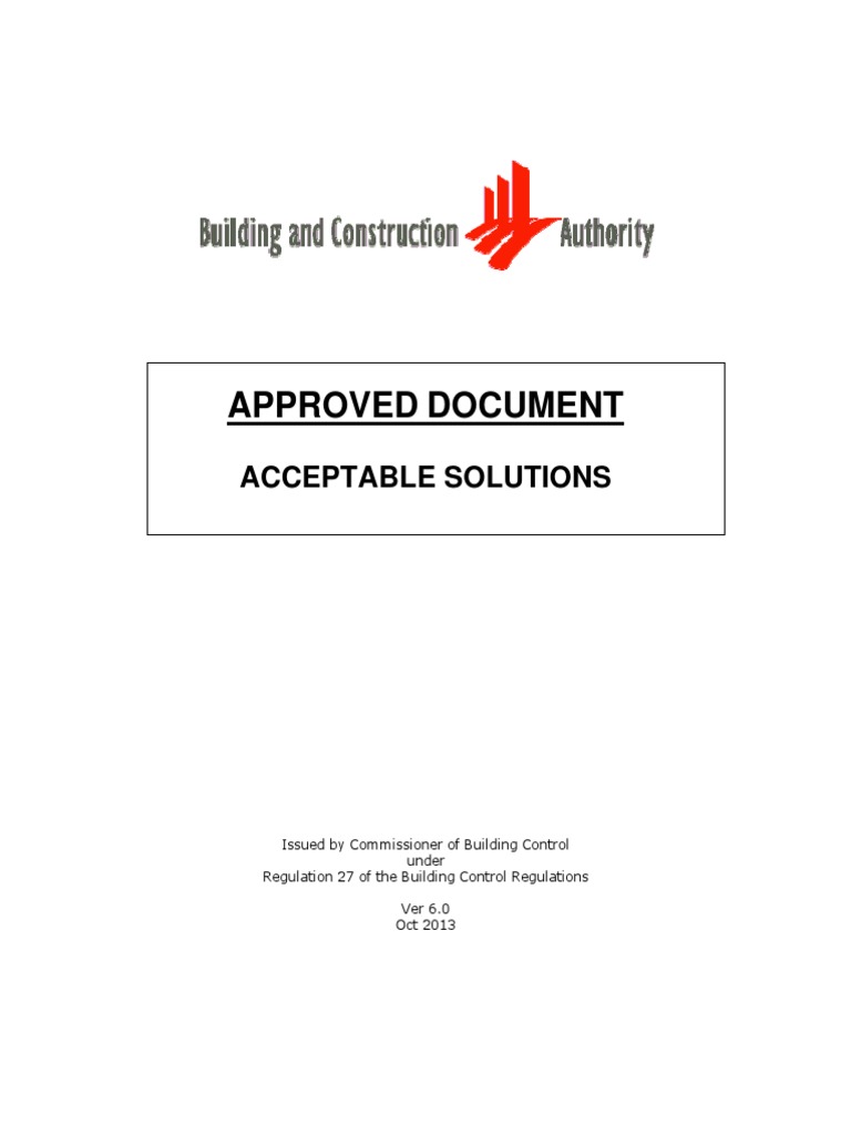 BCA Approved Document: Building Code Updates | PDF | Construction ...