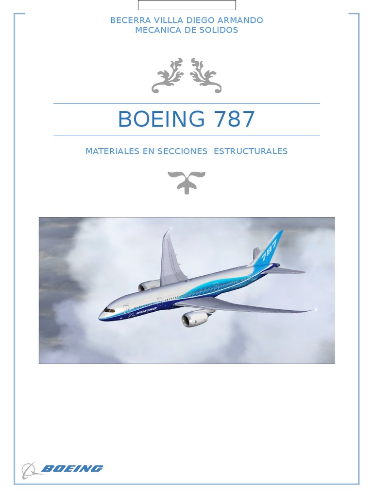 Boeing 787 | PDF | Ala | Avión