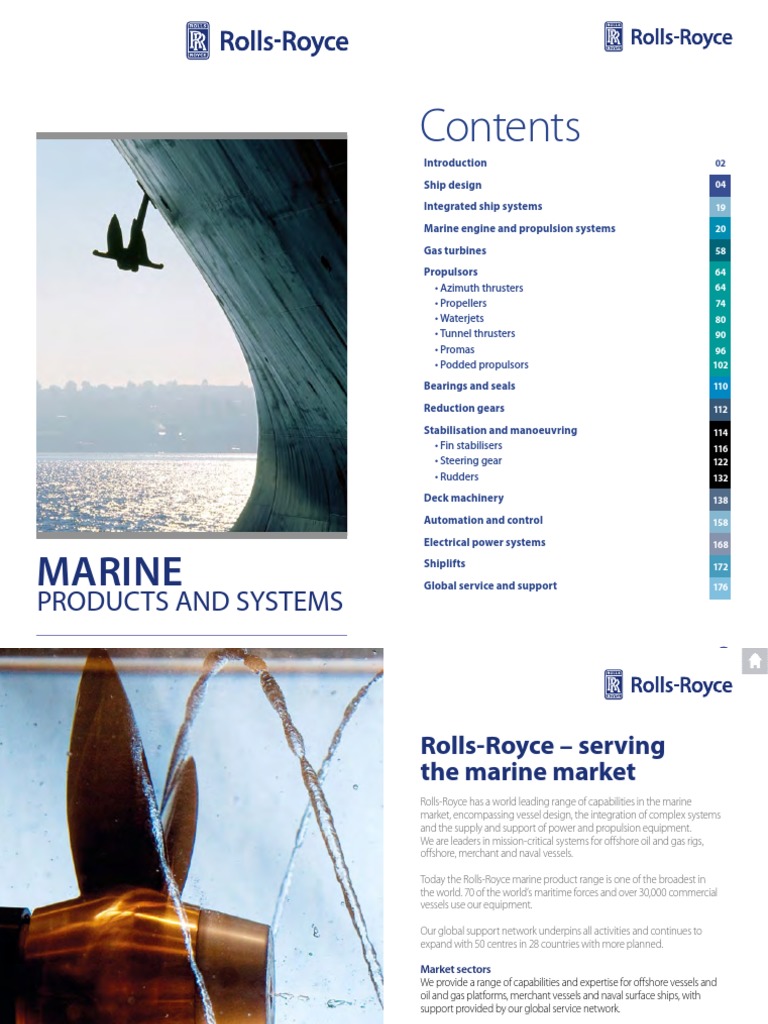 Marine Products Systems Catalogue | PDF | Marine Propulsion | Ships