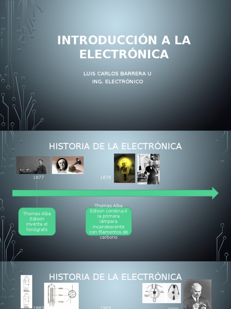 Introducción A La Electrónica | PDF | Electrónica | Corriente eléctrica