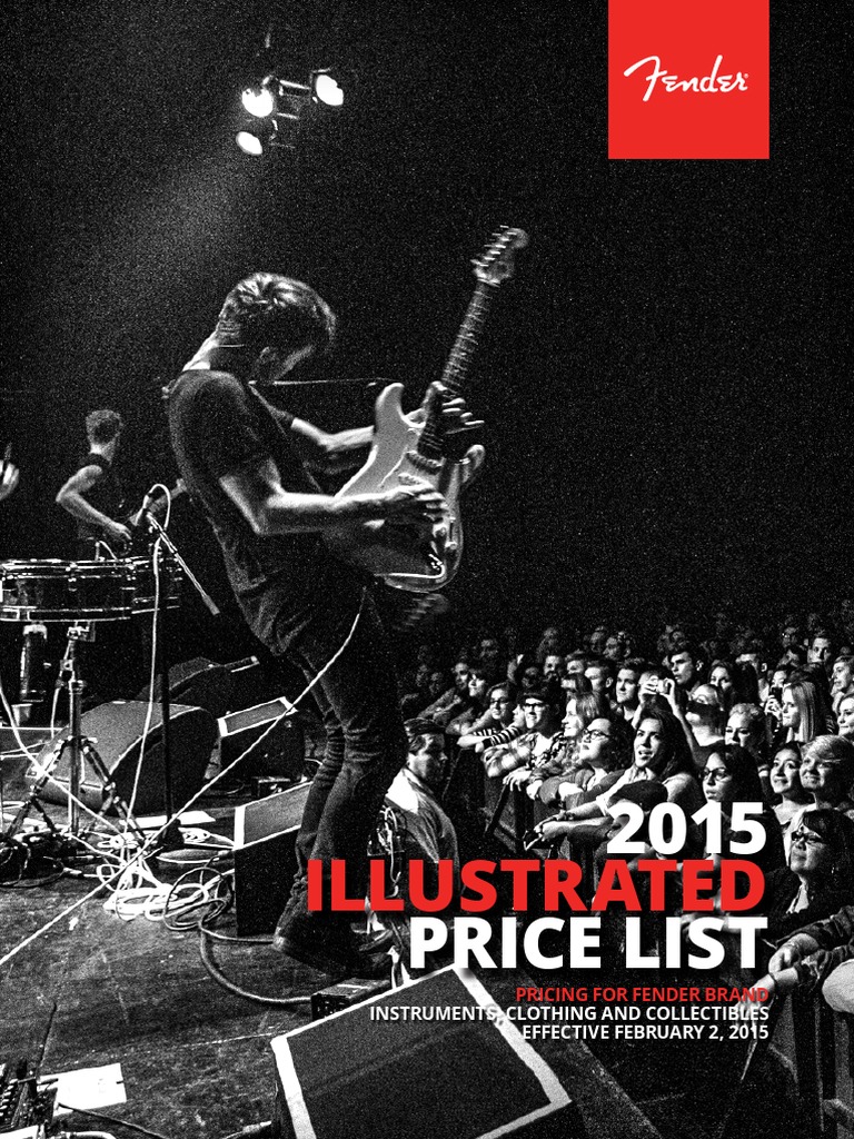 2015 Fender Illustrated Price List | PDF | Guitars | Musical Instruments