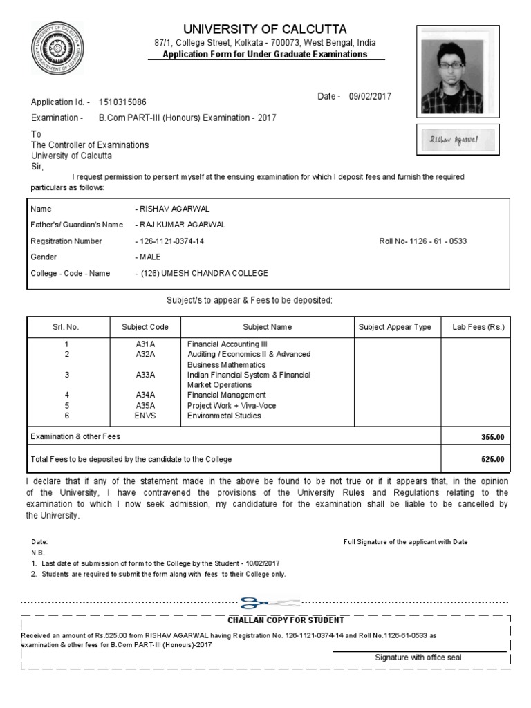 Cu Application Form126-1121-0374-14 1126610533 | PDF | Government ...