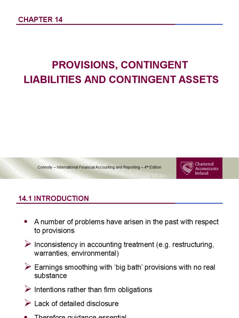 Provisions and Contingent Liabilities Explained | PDF | International ...