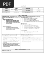 Atomic Structure Lesson Plan | PDF | Atoms | Lesson Plan