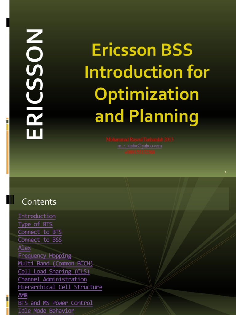 Ericsson Training PDF | PDF | Wireless | Networks Ericsson Training PDF | PDF | Wireless | Networks