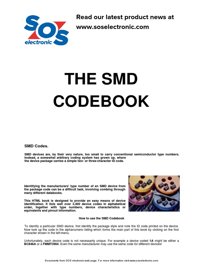 SMD Codebook: Device Identification Guide | PDF | Field Effect ...