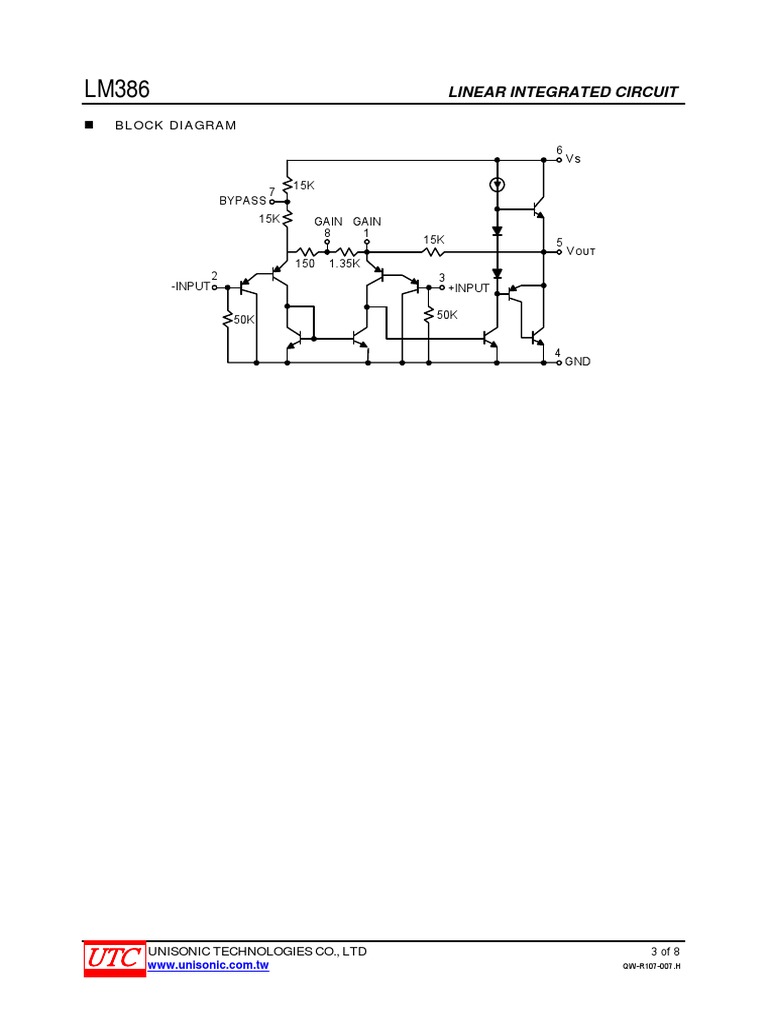 Block Diagram: Linear Integrated Circuit | PDF
