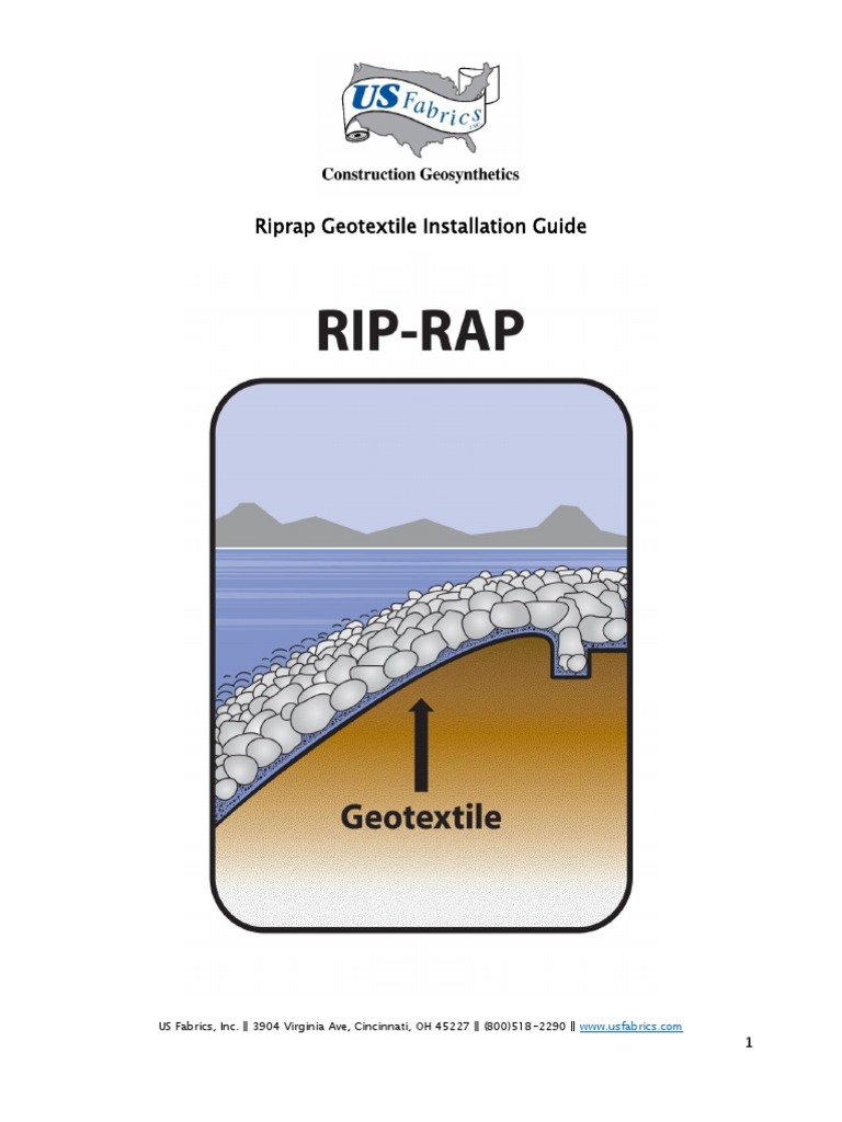 Rip Rap Install | PDF | Civil Engineering | Nature