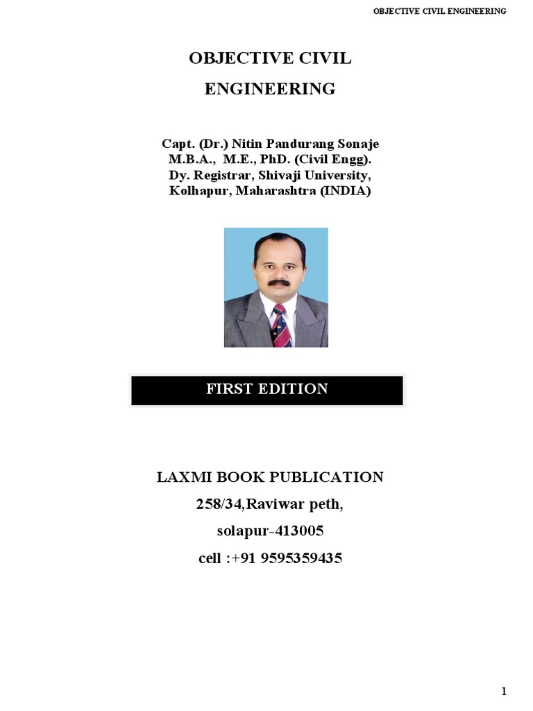 Objective Civil Engineering | PDF | Force | Momentum