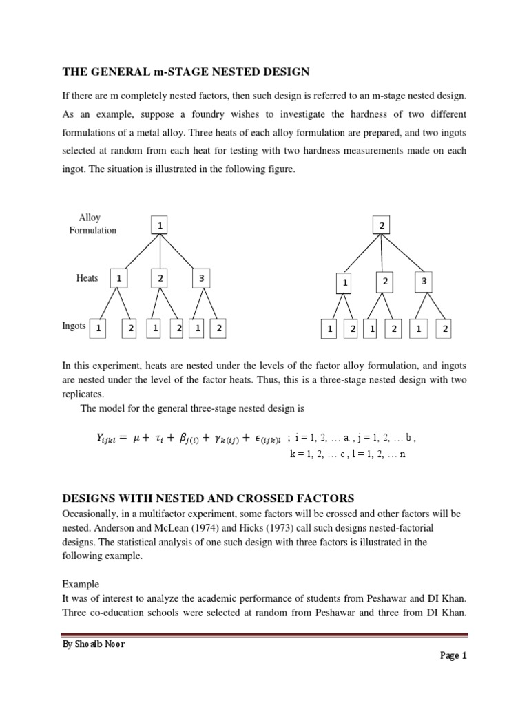 The General M-Stage Nested Method | PDF | Errors And Residuals ...
