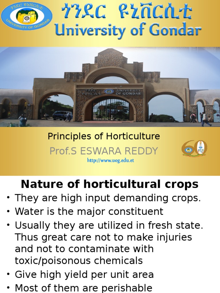 Principles of Horticulture Overview | PDF | Fertilizer | Plant Nutrition