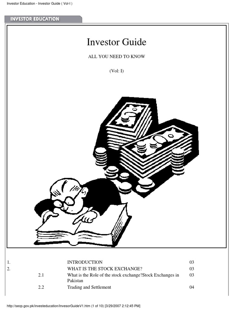 Investor Guide: All You Need To Know | PDF | Investing | Stocks
