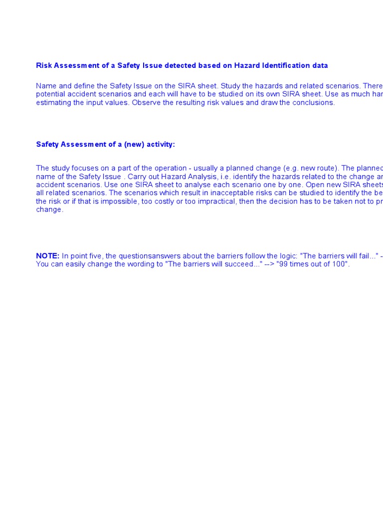 Arms Sira | PDF | Traffic Collision | Risk