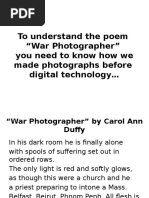 War Photographer (Poem Analysis) | Poetry | Fiction & Literature