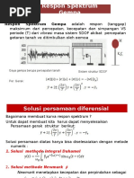 Materi Respons Spektrum | PDF