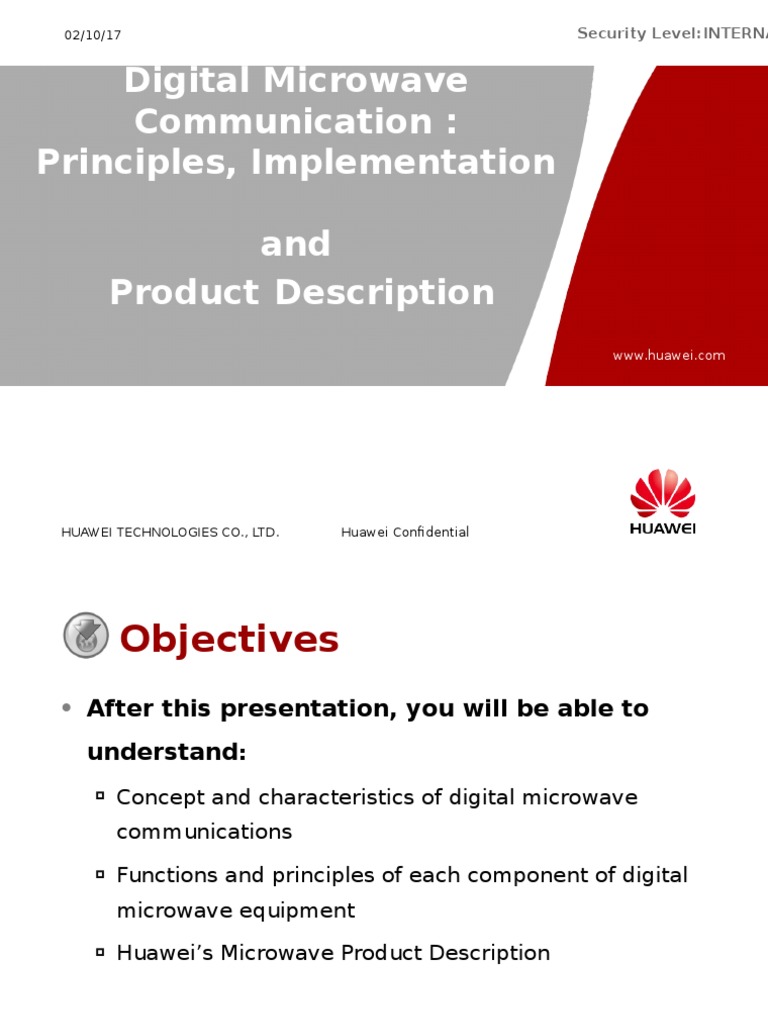 Digital Microwave Communication: Principles, Implementation and Product ...