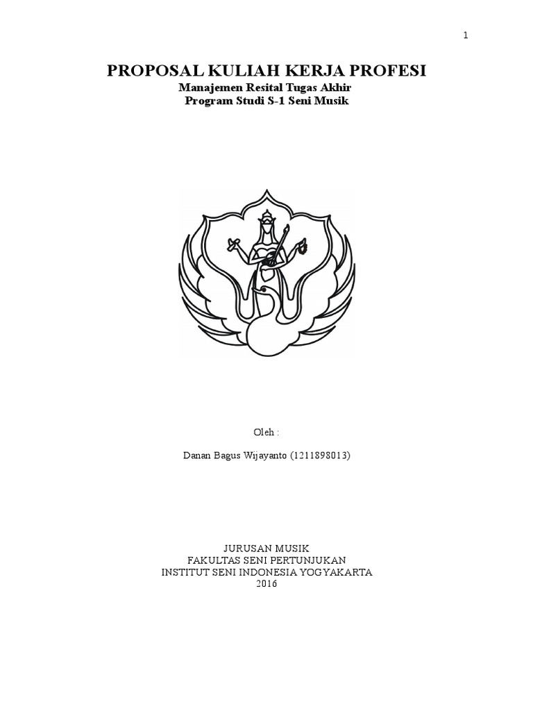 Proposal Kuliah Kerja Profesi | PDF