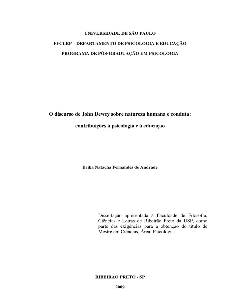 O Discurso de John Devery | PDF | Argumento | Science