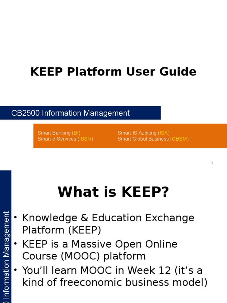 KEEP Platform User Guide | PDF | Internet Forum | Sas (Software)