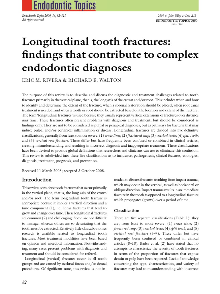 Logitudinal Tooth Fractures Findings and Diagnosis3 | PDF | Dental ...