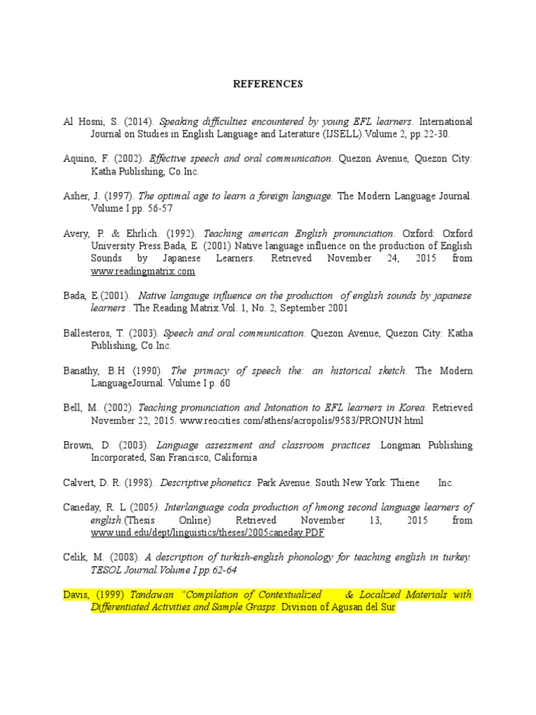 References: Learners - The Reading Matrix - Vol. 1, No. 2, September ...