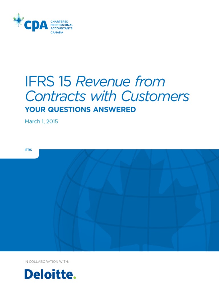Ifrs 15 | PDF | International Financial Reporting Standards | Financial ...