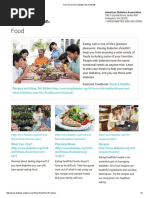 Healthy Eating Diabetes | PDF | Healthy Diet | Nutrition Facts Label