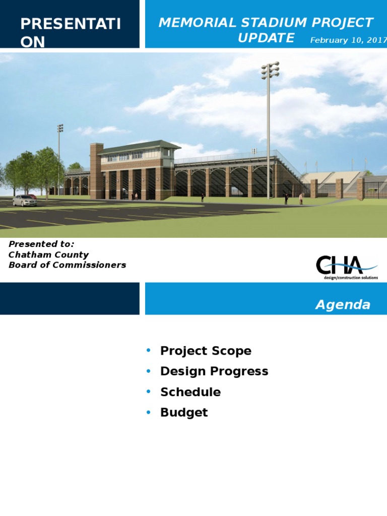 Memorial Stadium Project Update 2017 | PDF | Art | Technology & Engineering