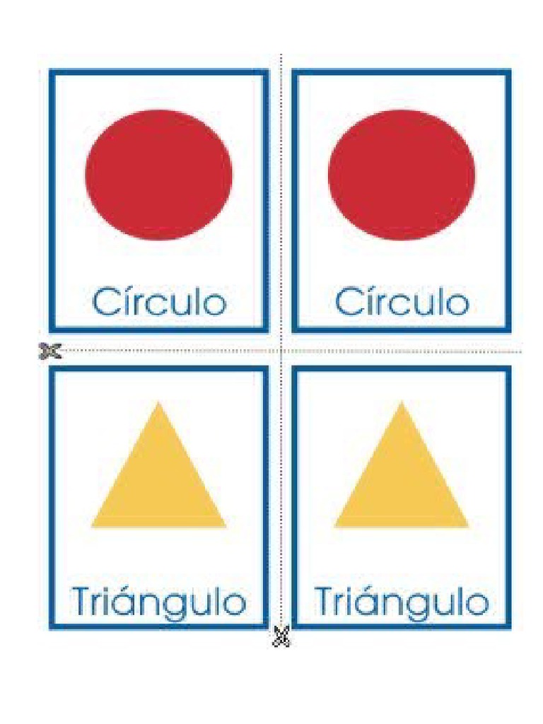 Memorama Figuras Geometricas | PDF