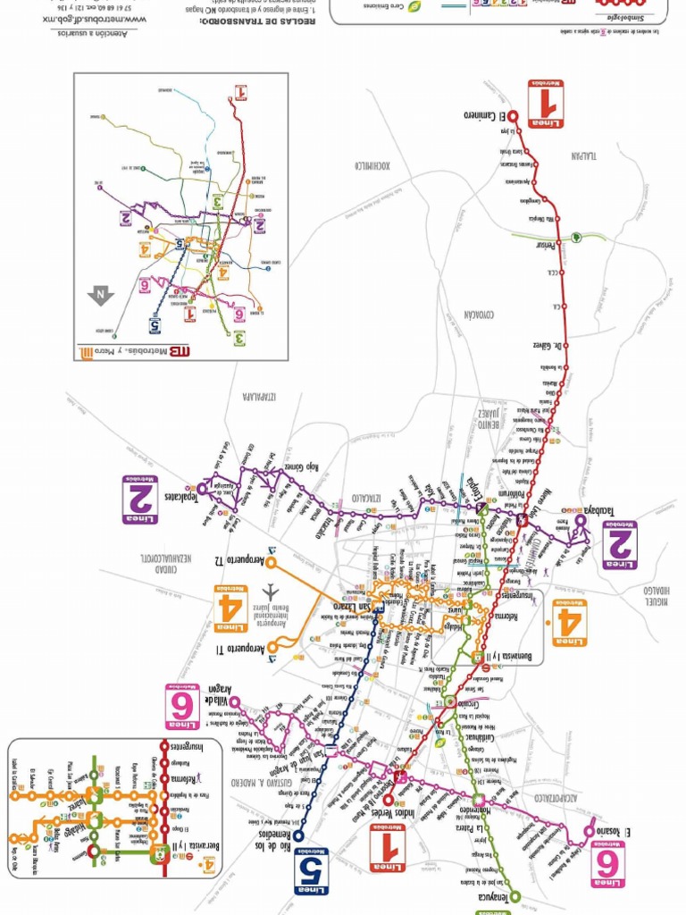 Mapa Metrobus 2017 | PDF