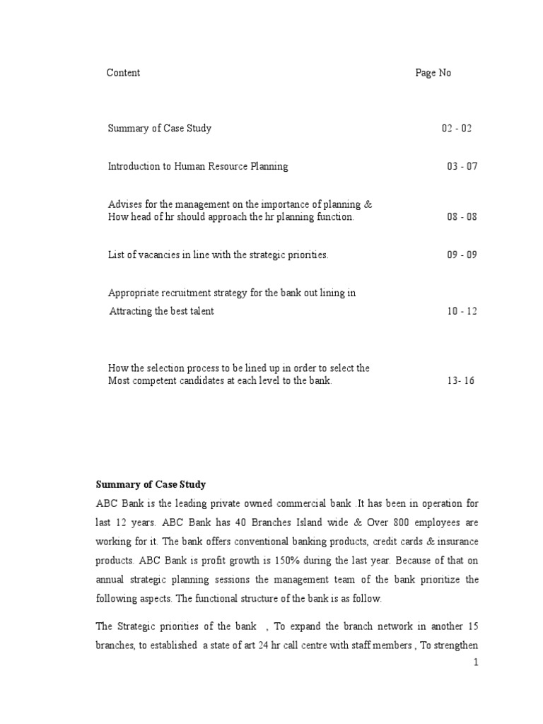 Case Study 02-Me | PDF | Test (Assessment) | Recruitment