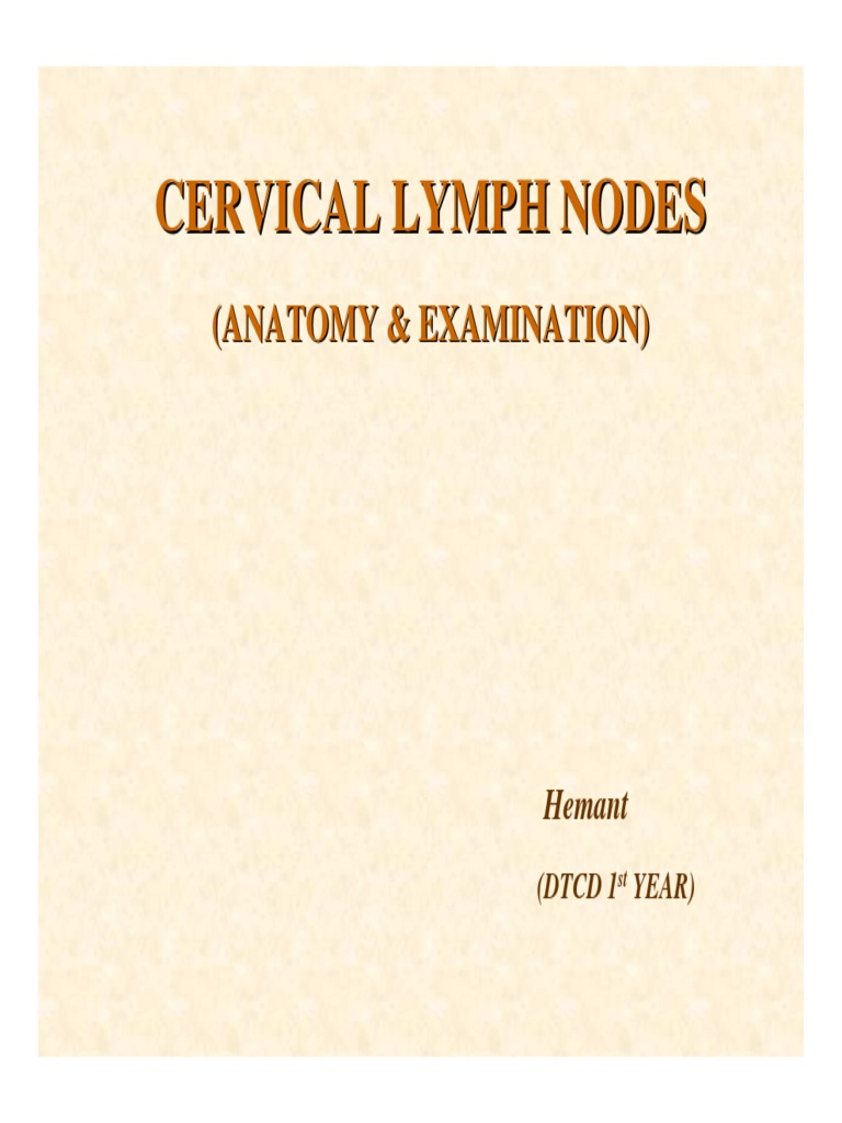Lymph Nodes.120182800 | PDF | Neck | Lymph Node