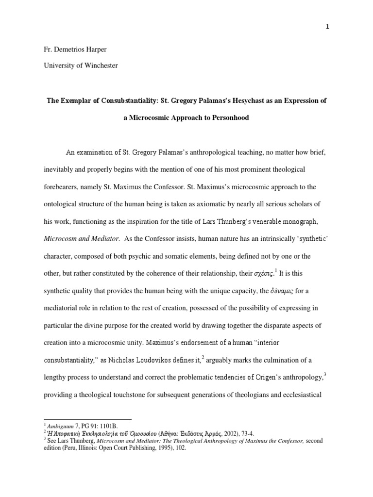 The Exemplar of Consubstantiality St. GR PDF | PDF | Religious Belief ...
