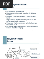 Understanding the Rhythm Section | PDF | Musicology | Musical Instruments