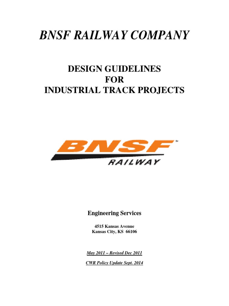 Ejemplo BNSF | PDF | Track (Rail Transport) | Road