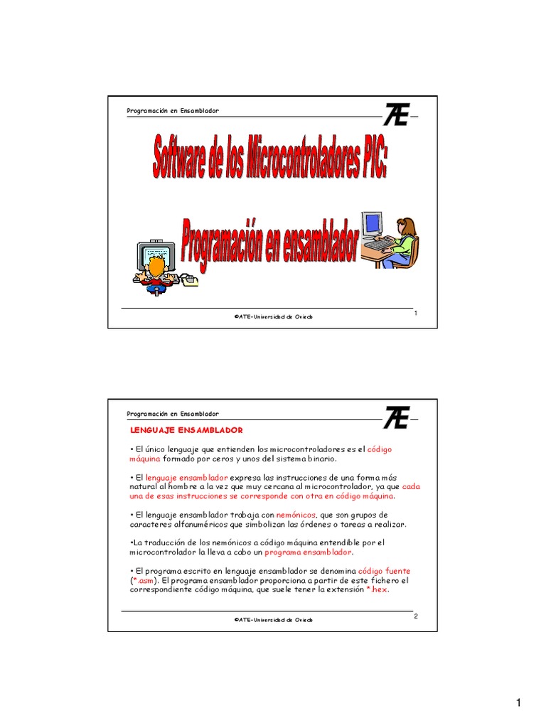 TEMA3-Ensamblador.pdf | Lenguaje ensamblador | Programa de computadora