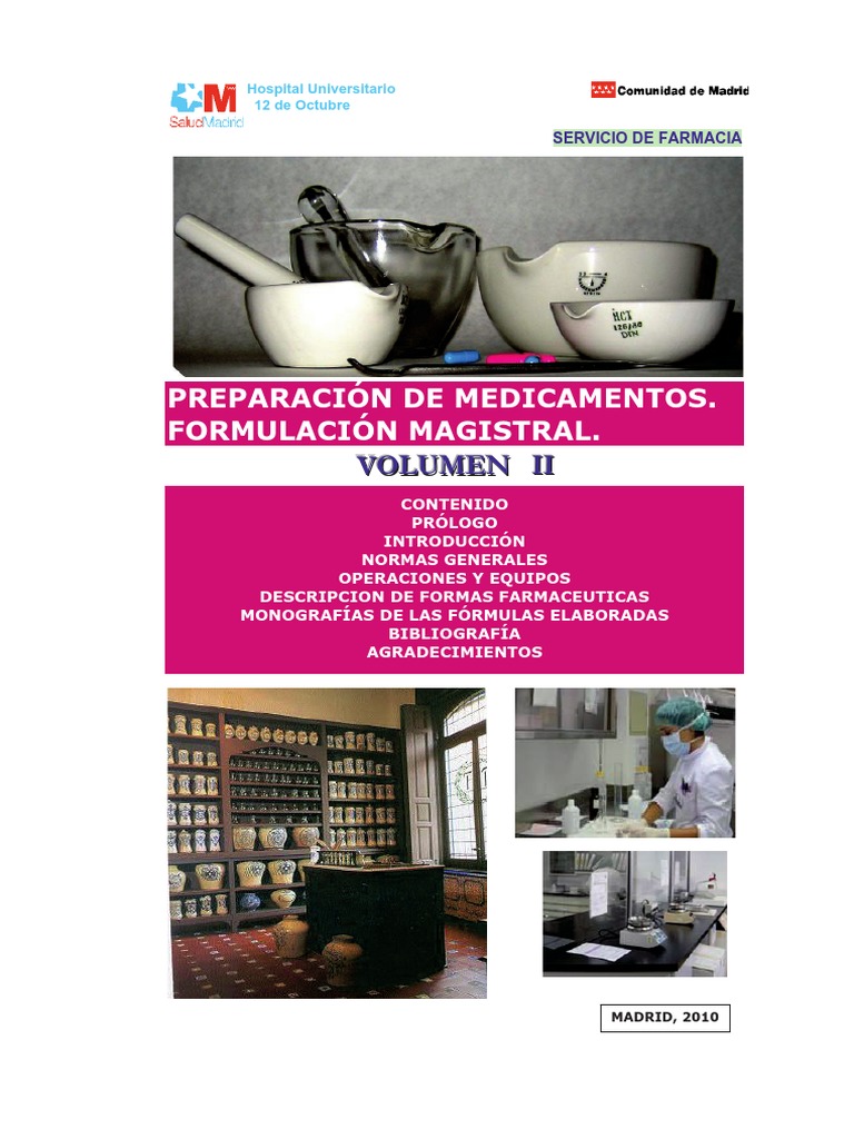 formulación-magistral.pdf | Farmacia | Medicamentos con receta