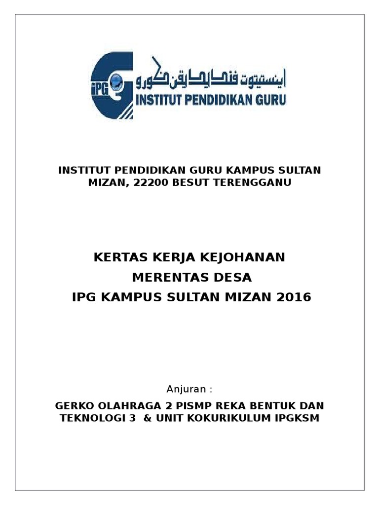 Contoh Kertas Kerja | PDF