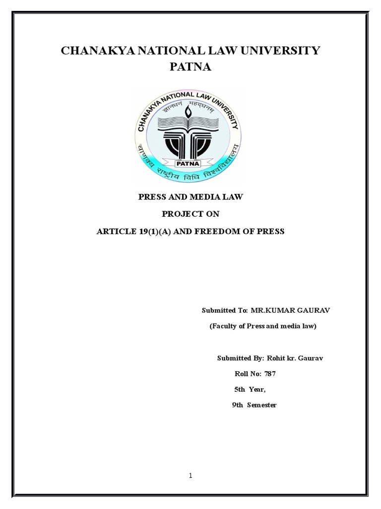 Reasonable Restrictions Under Article 19 | PDF | Freedom Of Speech ...