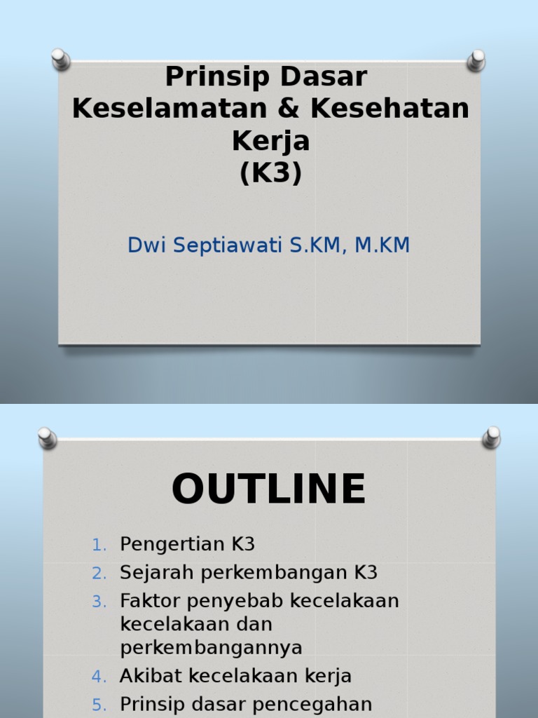 Prinsip Dasar K3 | PDF
