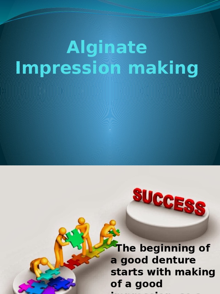 Alginate Impression Making | PDF | Dentures | Mouth