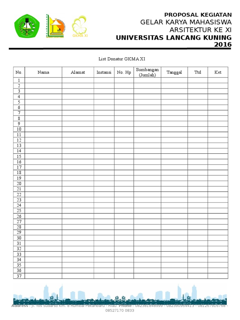 List Donatur | PDF